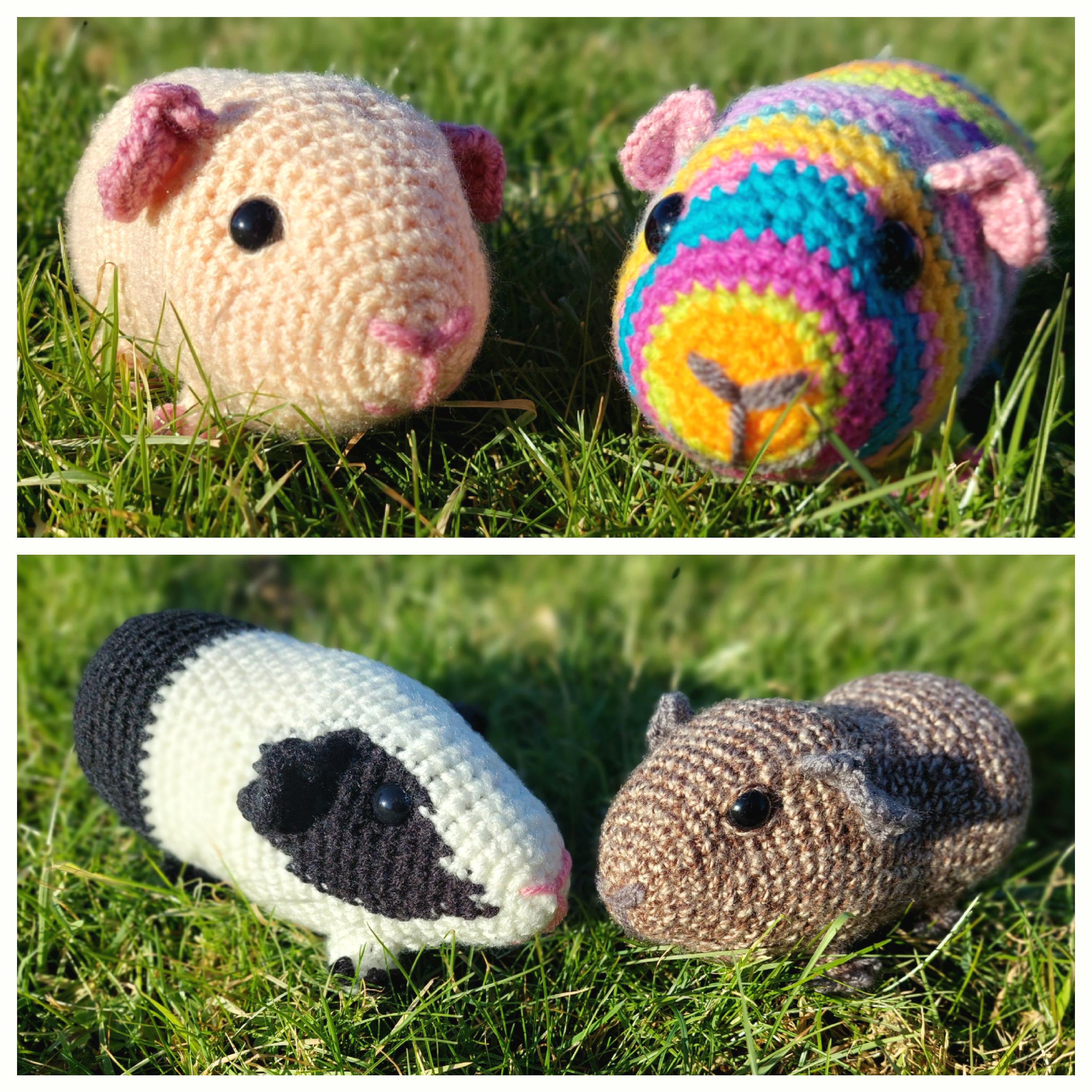 Realistic Lifelike Guinea Pig Crochet Pattern PDF - 2 Patterns ...