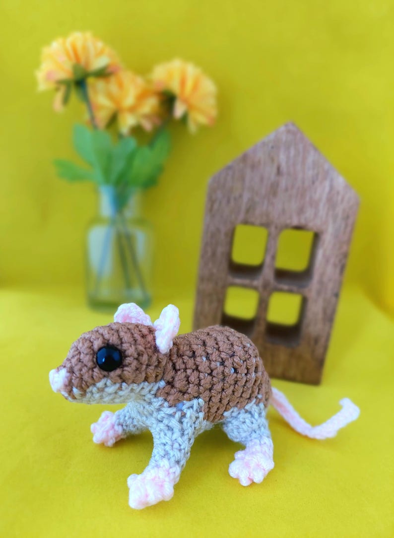 Mischief the Mouse - Realistic Mouse Crochet Pattern PDF, No Sew - 2 ...