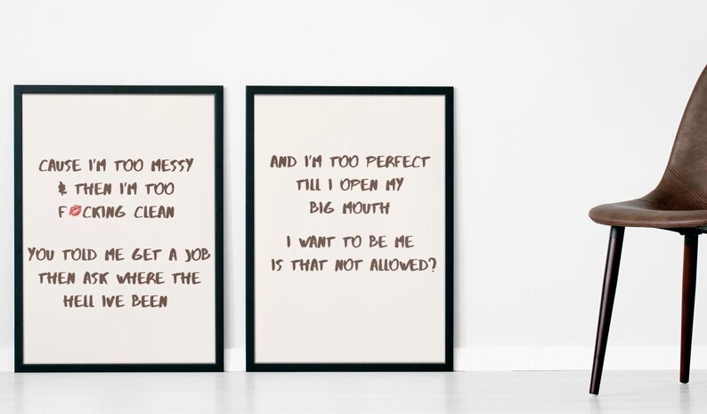 Lola Young | I'm Too Messy Song | Aesthetic Art Print | Indie Music ...