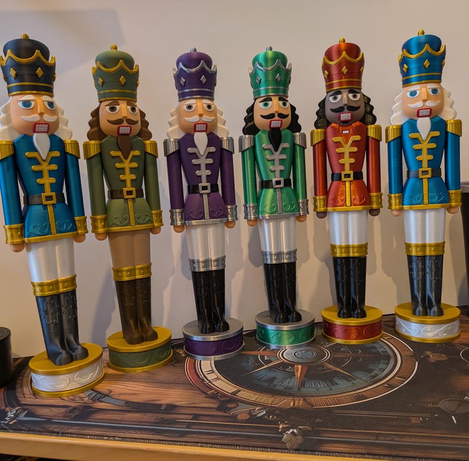 Ornamental Nutcracker: Colorful Christmas Decor - Etsy