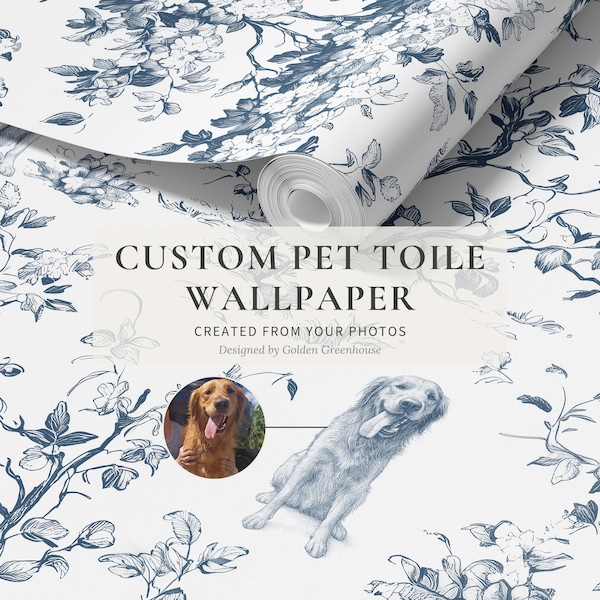 Dog Wallpaper - Etsy UK