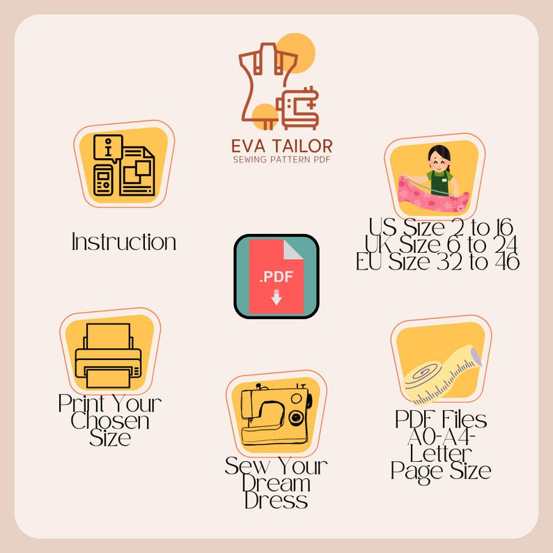 Mermaid Evening Dress Sewing Pattern (PDF) - Etsy