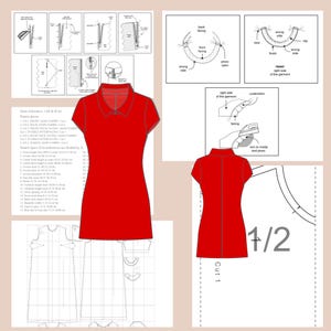 Cherry Mini Dress Sewing Pattern, Basic Casual (digital Download) - Etsy