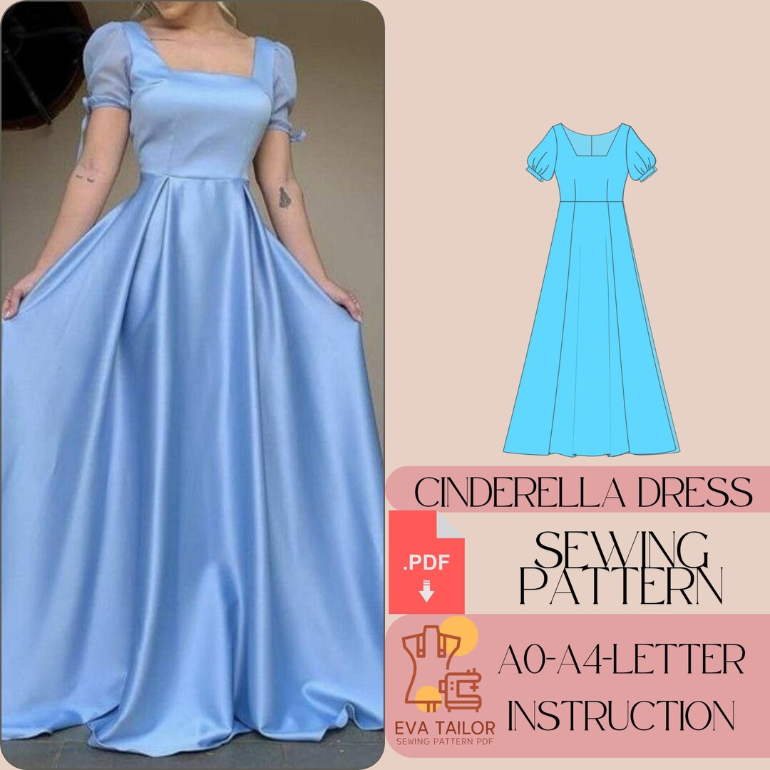 Bridgerton Dress Sewing Pattern Regency Dress Ball Gown Cosplay Dress ...