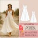 Boho Wedding Dress Sewing Pattern, Maxi Ball Gown (PDF Pattern) - Etsy