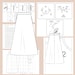 Linen Midi Skirt Sewing Pattern: Beginner-friendly A-line (PDF Pattern ...