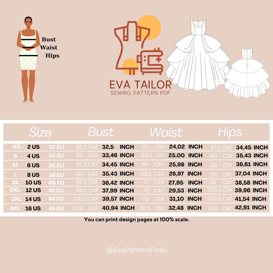 Princess Ball Gown Sewing Pattern: Bridal, Prom Dress (PDF) - Etsy