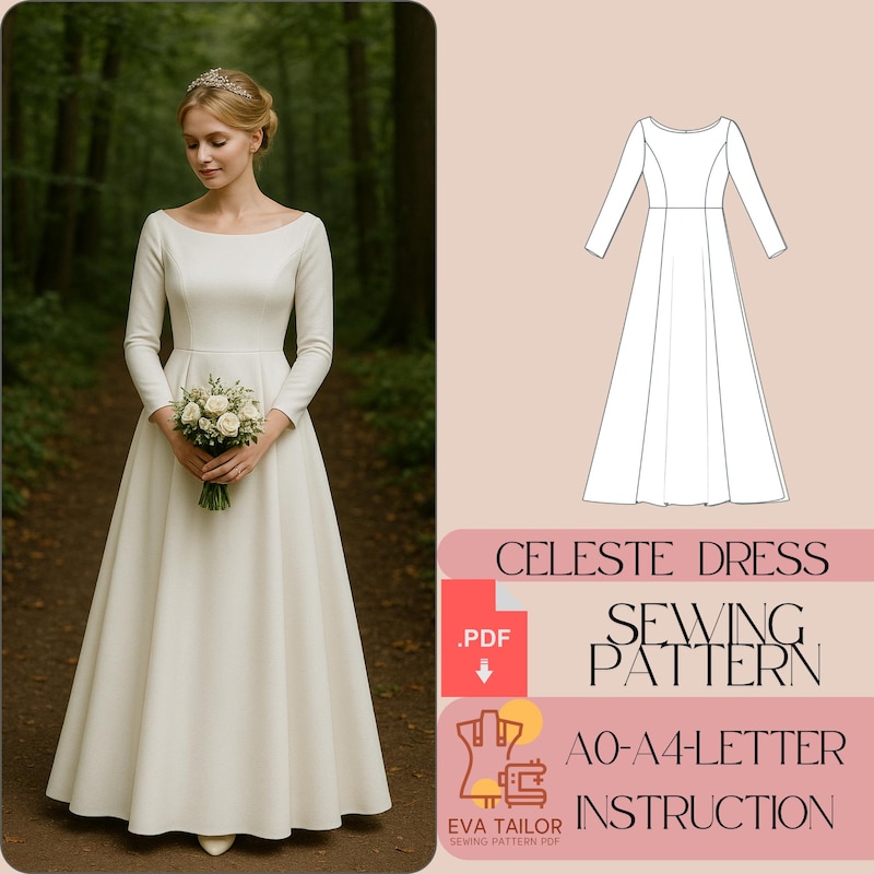 Lace Modest Wedding Dress - Etsy