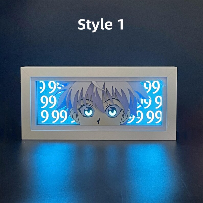 Killua Zoldyck Lightbox, Anime Killua LED Lamp, Killua Inspired Night ...