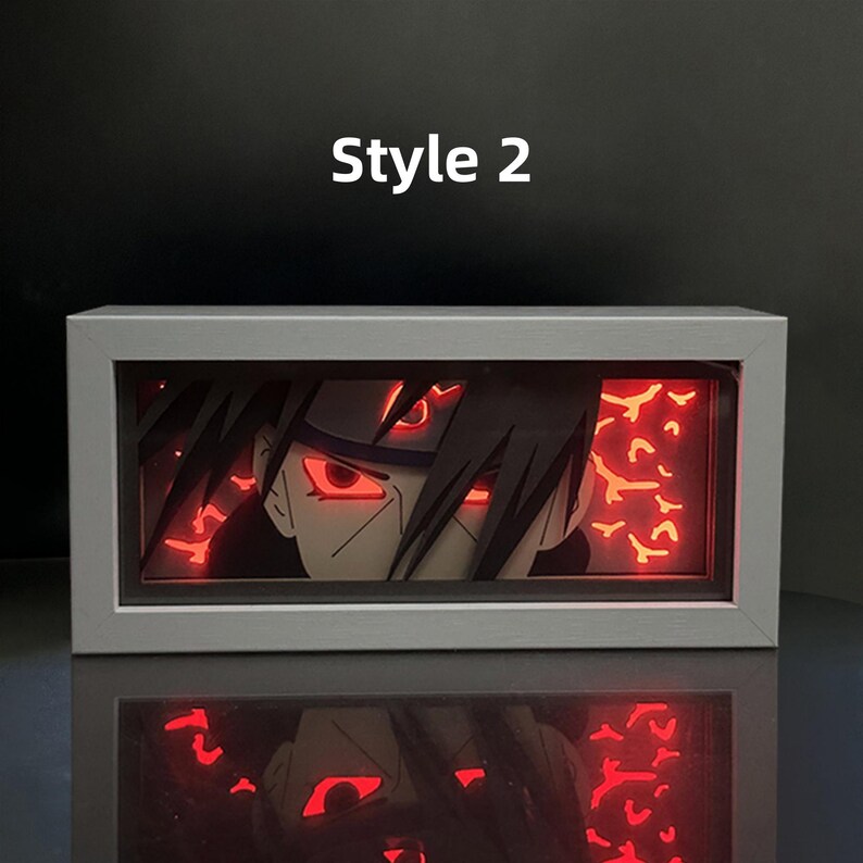 Uchiha Itachi Lightbox, Anime Itachi LED Lamp, Itachi-inspired Night ...