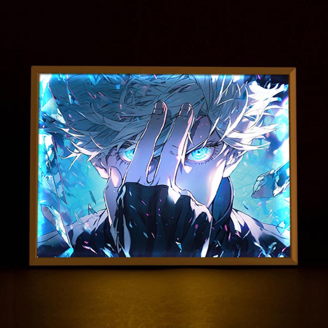 Gojo LED Wall Lamp Three Different Light Mode, Satoru Hand Drawn ...