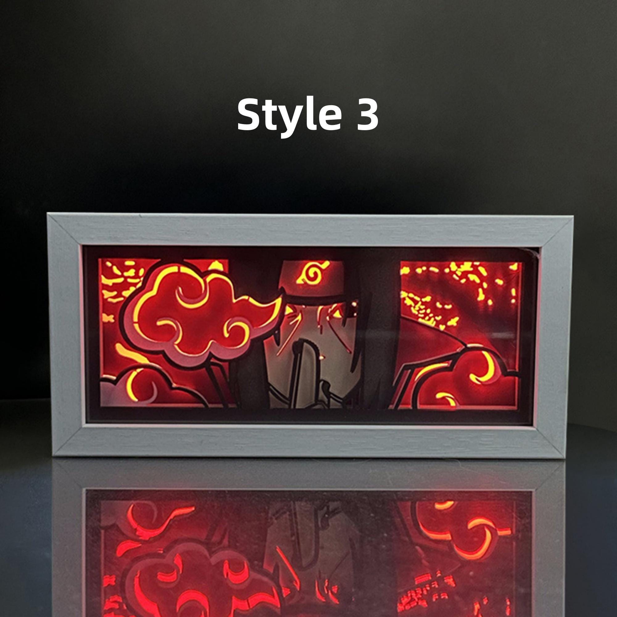 Uchiha Itachi Lightbox, Anime Itachi LED Lamp, Itachi-inspired Night ...
