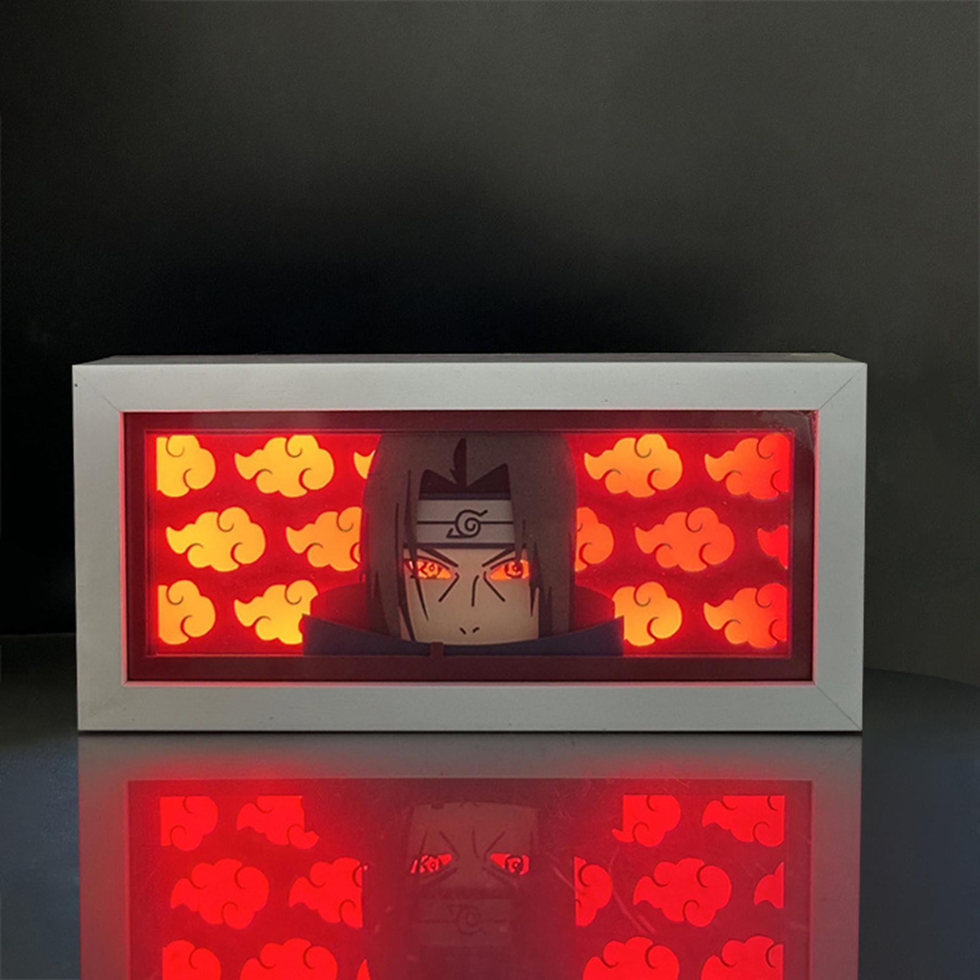 Uchiha Itachi Lightbox, Anime Itachi LED Lamp, Itachi-inspired Night ...
