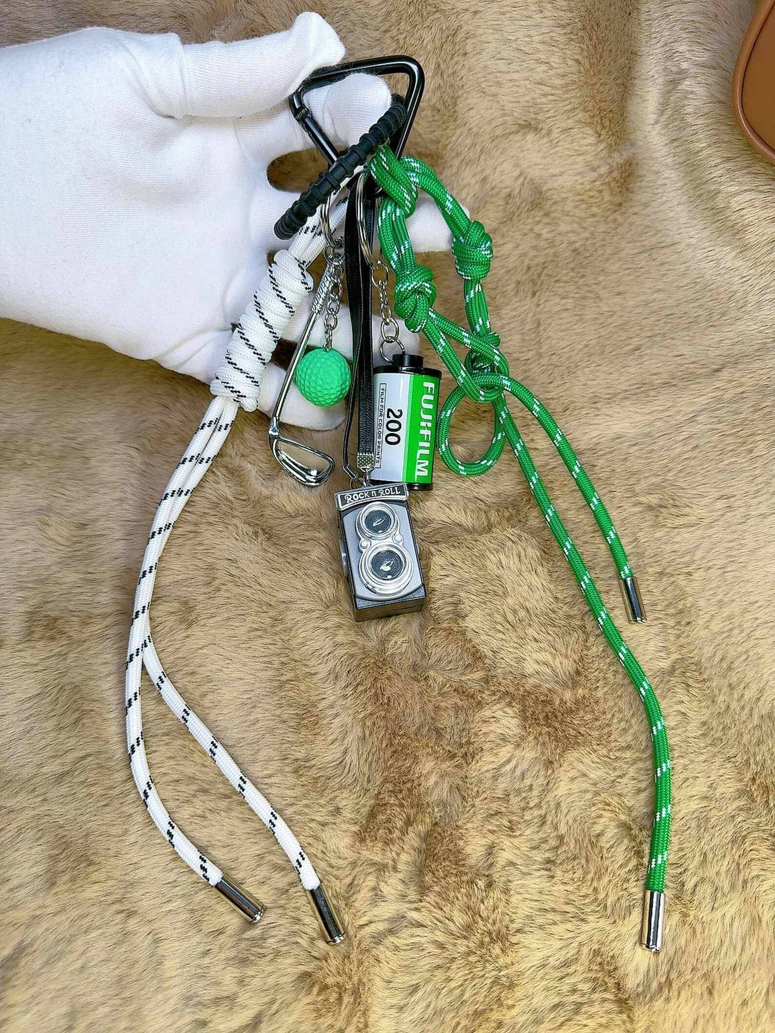 Stylish Camera Bag Charm Set, Retro Kodak Film Themed Bag Decoration ...