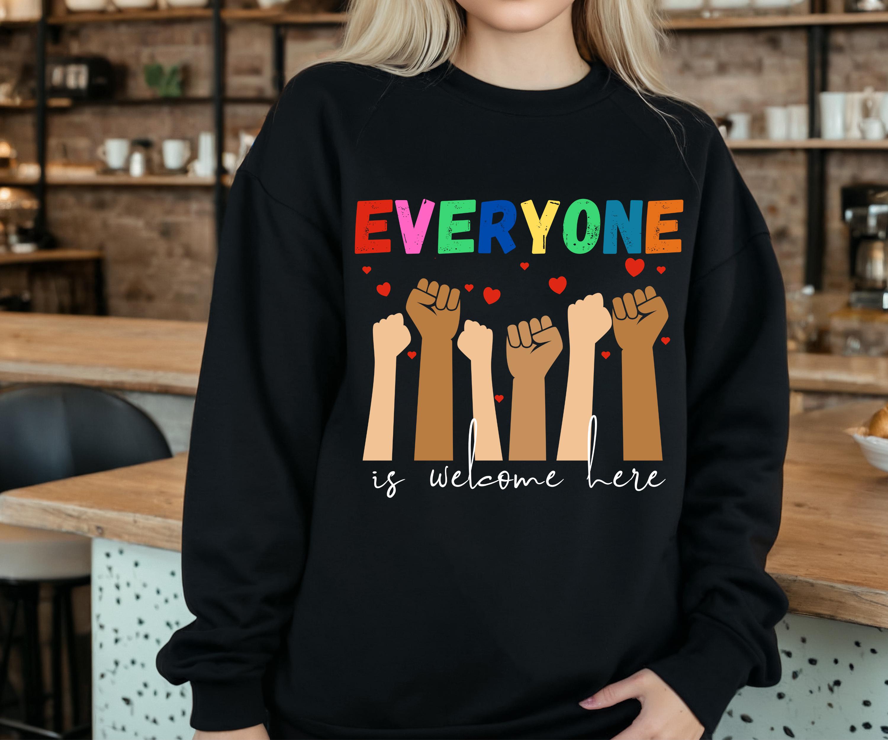 Everyone is Welcome Here Svg Png, Everyone is Welcome Here Poster ...