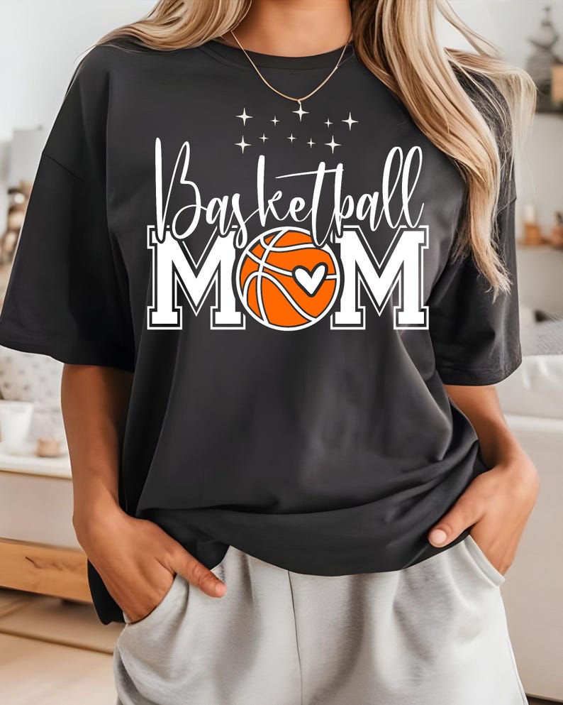 Basketball Mama Png, Retro Basketball Distressed Mom T-shirt Mug Design ...