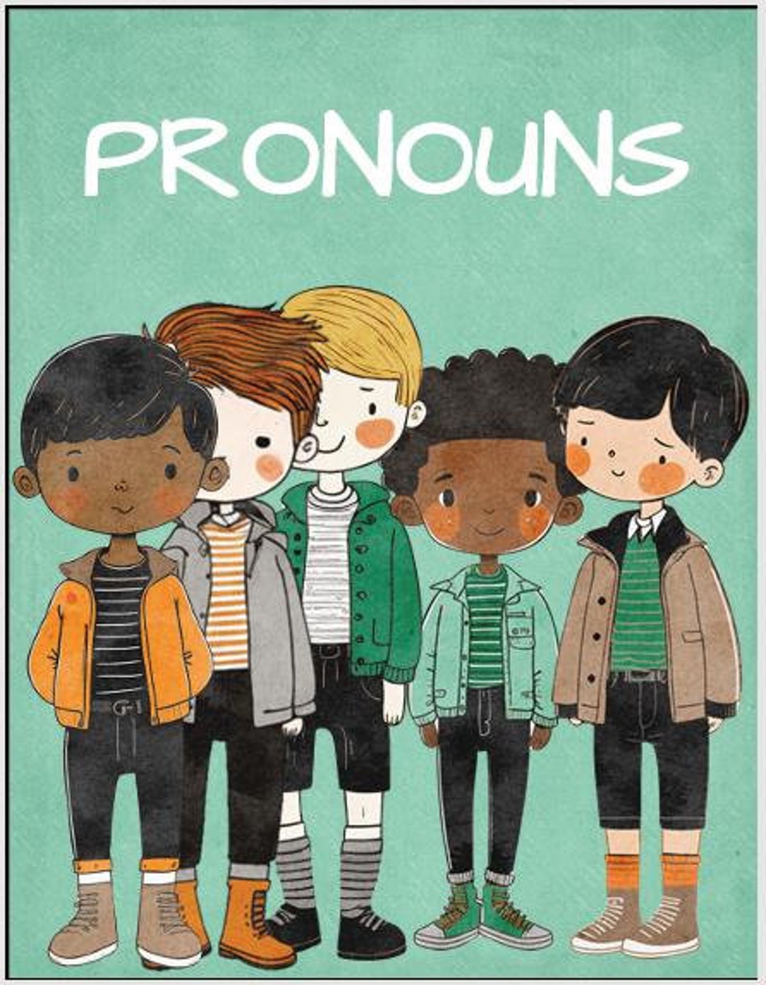 Pronoun Posters - Etsy