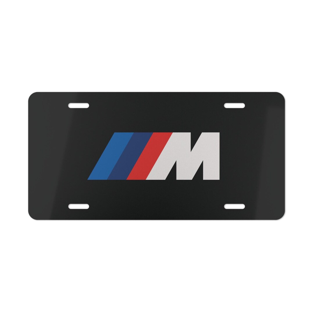 Vanity Plate, BMW M Performance Logo, Car Decoration, Cool License ...