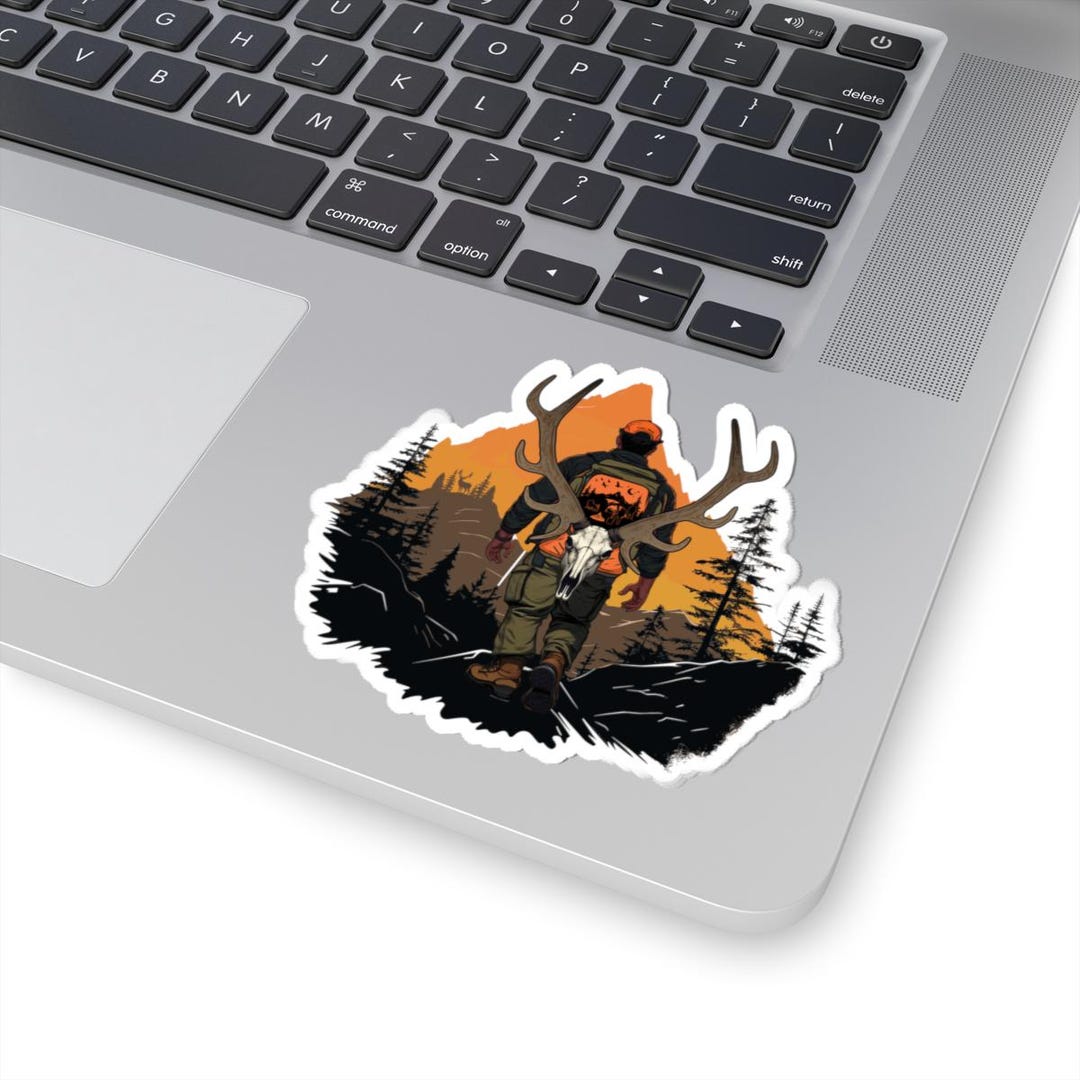 Elk Hunting 'the Packout' Kiss-cut Stickers - Outdoor Adventure ...