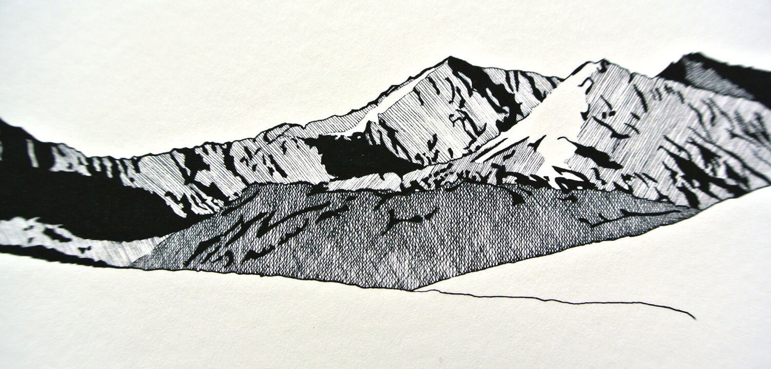 Yr Wyddfa / Snowdon - Welsh Mountain Collection Print, Ready to Frame ...