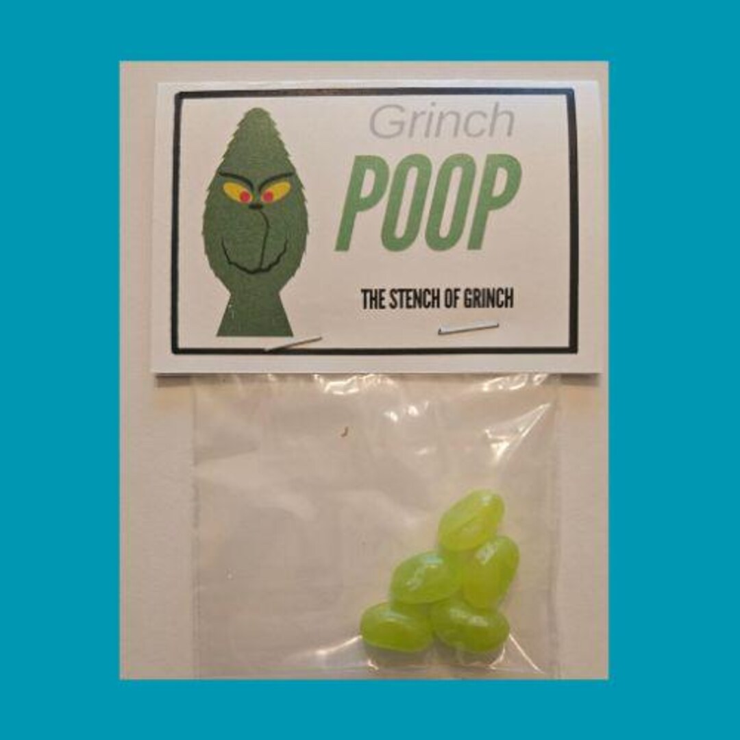 Grinch Poop, Christmas Favor, Prank Gift, Christmas Gift, Birthday Gift ...