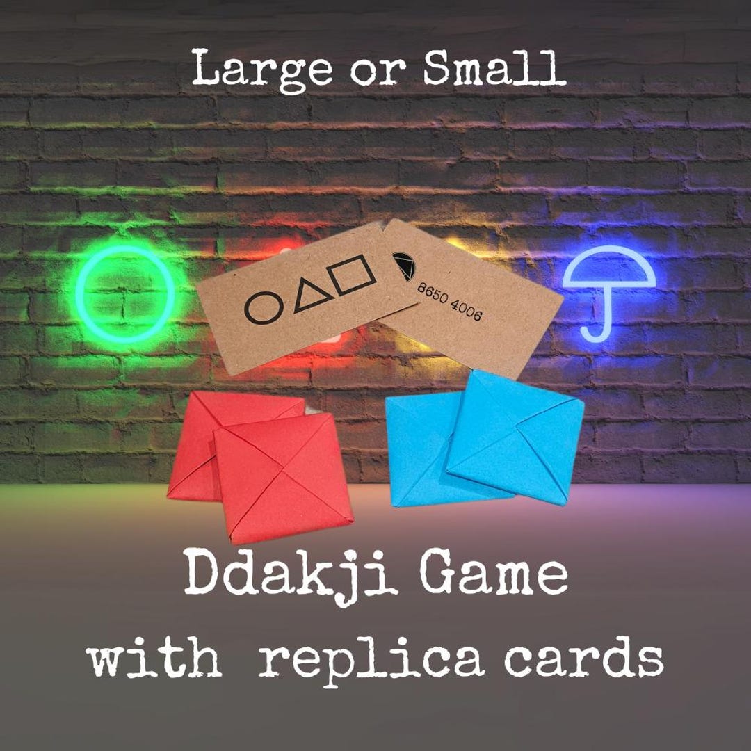 Ddakji Flip Game/ Ddakji Game/ Korean Ddakji Game Supplies/ Kdrama ...