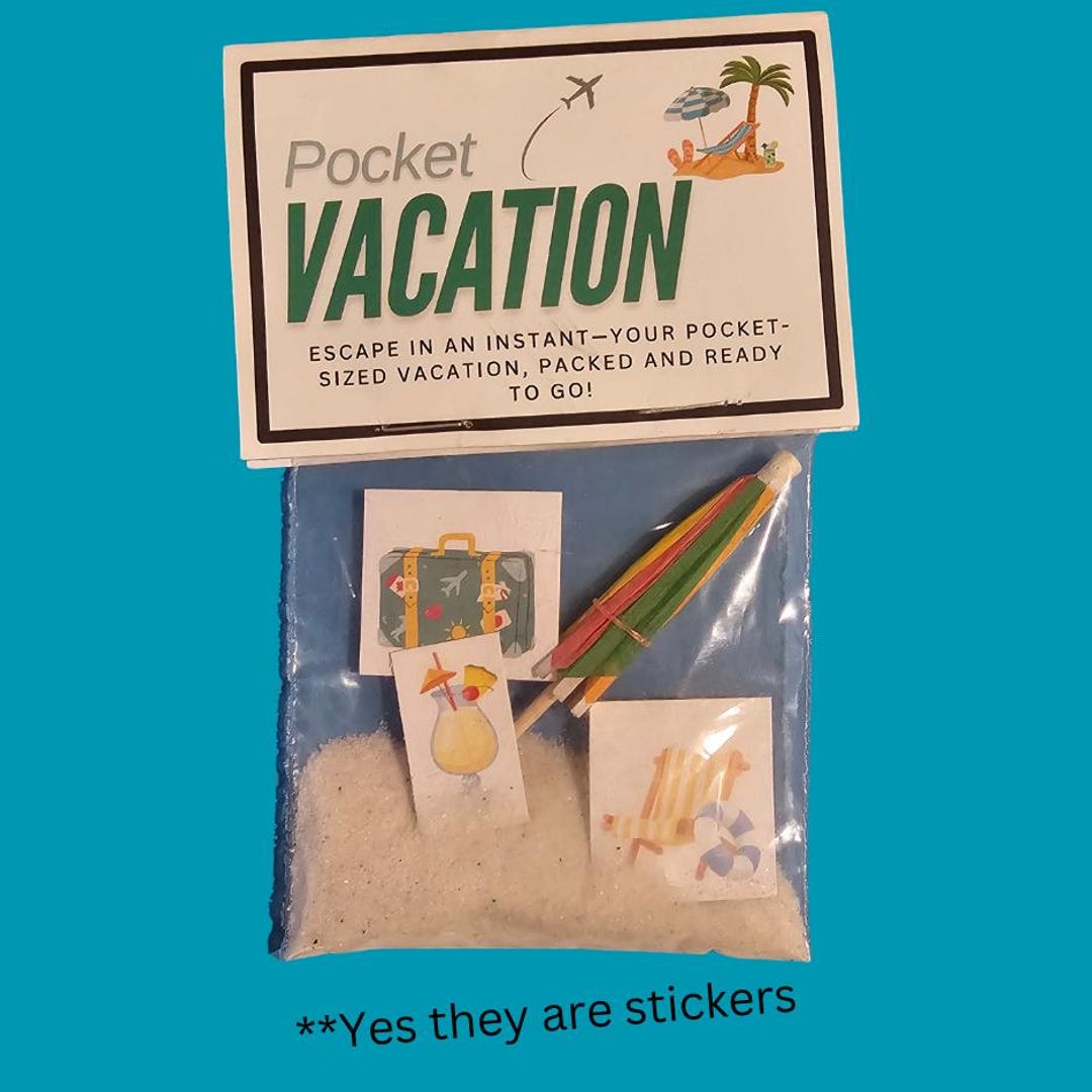 Vacation in A Bag Gag Gift, Prank, Christmas Gift, Birthday Gift Gag ...