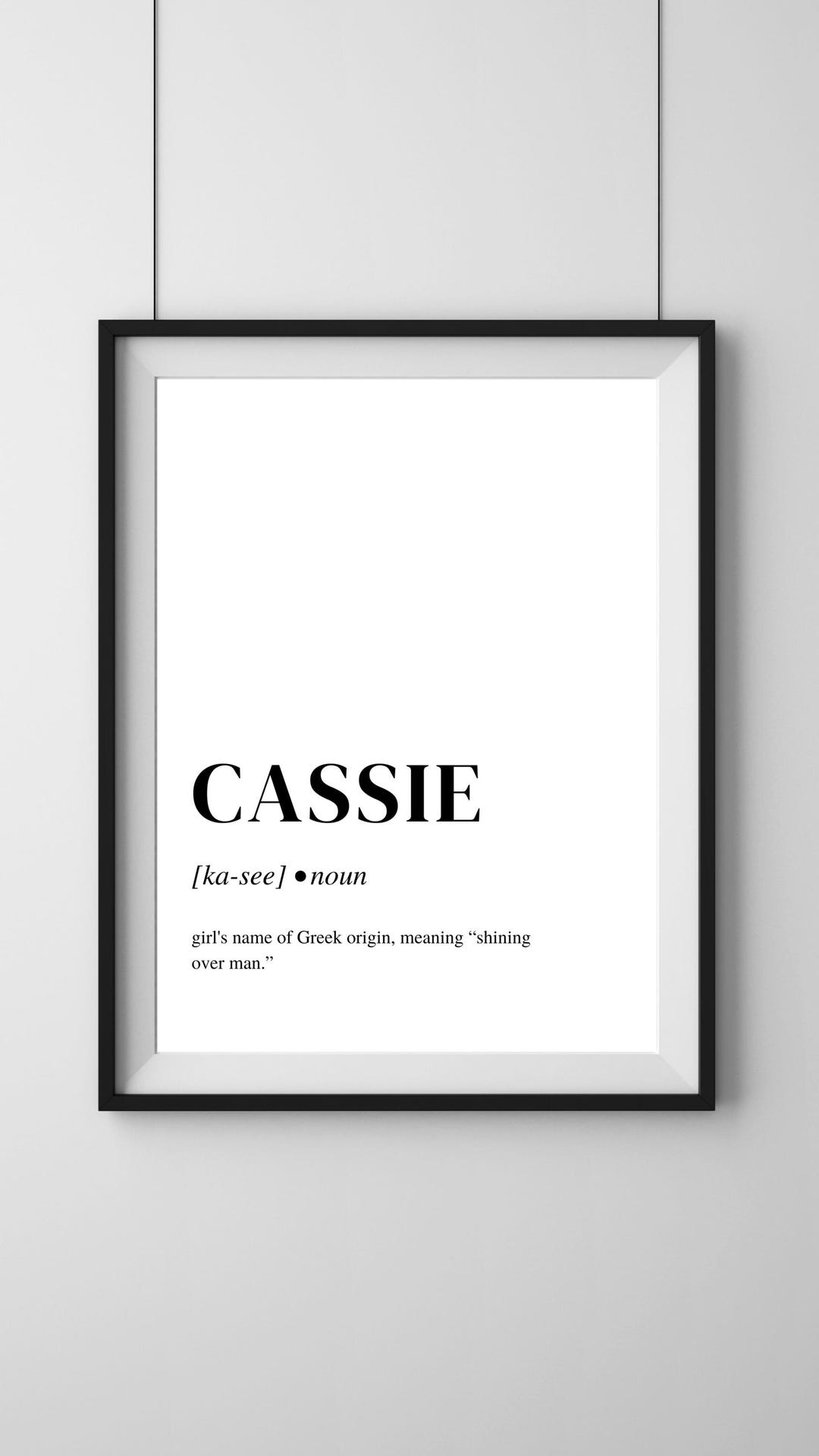PERSONALIZED - Name Definition Print - Etsy