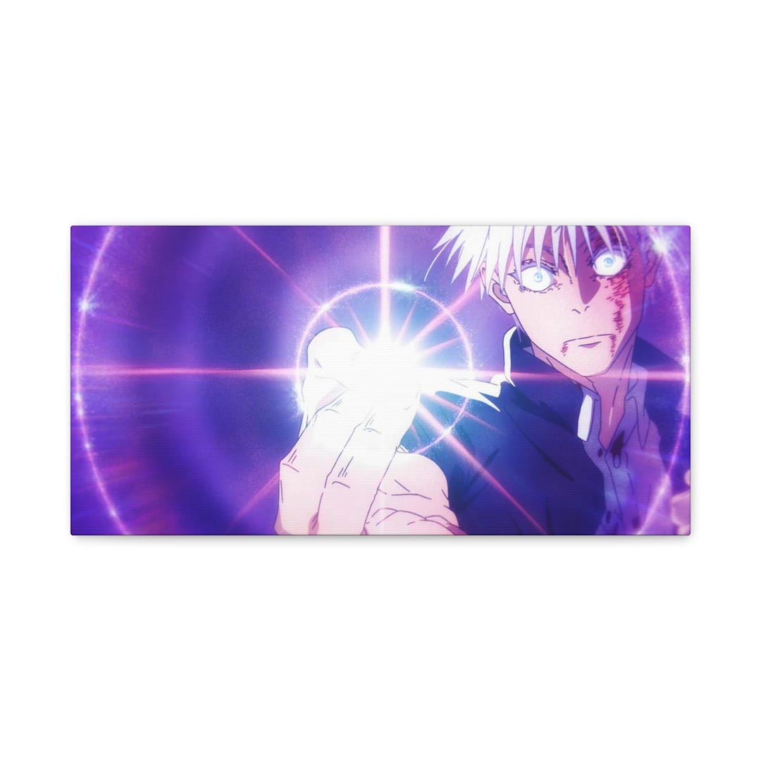 Jujustu Kaisen Saturo Gojo Anime Canvas Print Wall Art - Etsy UK