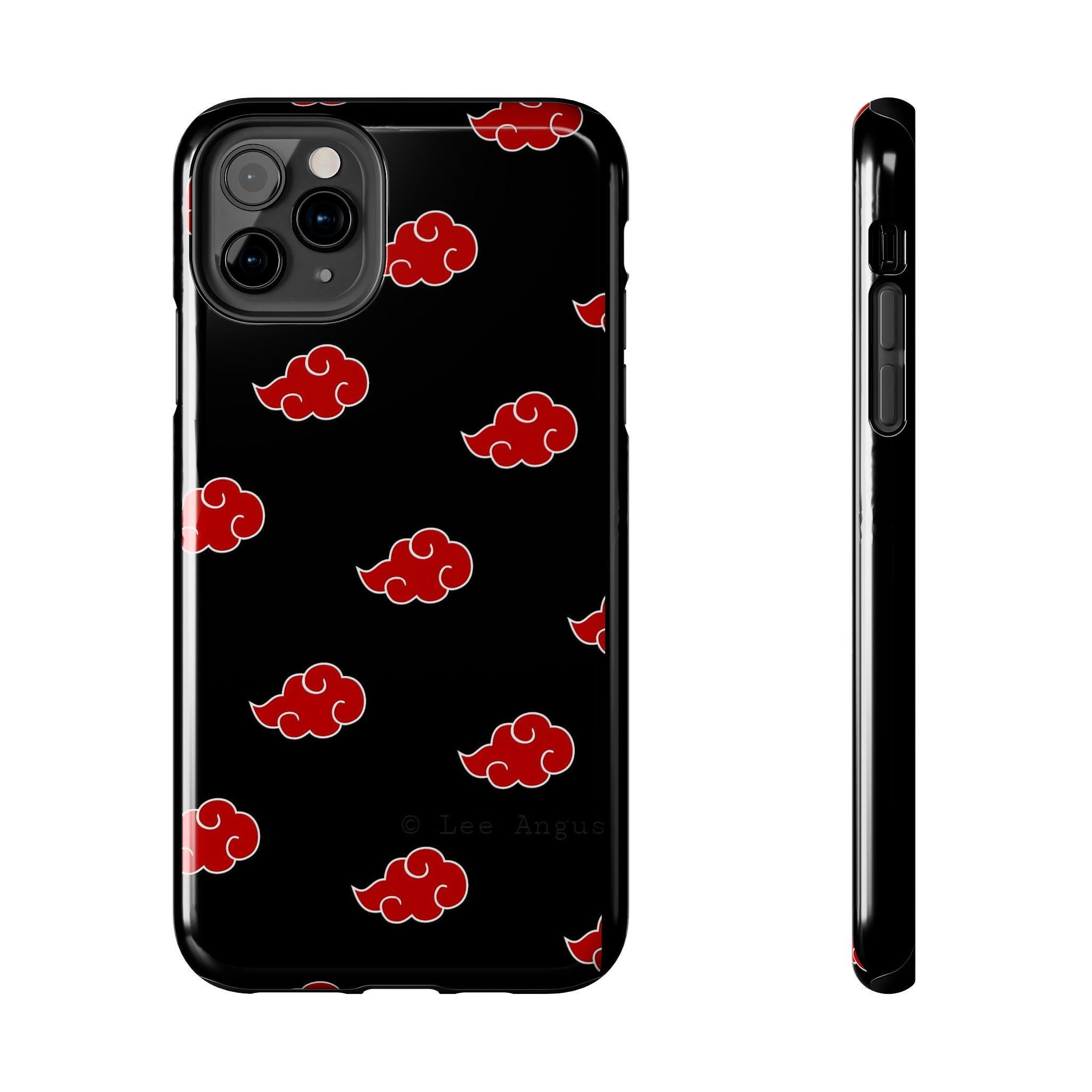 Naruto Akatsuki Symbol Phone Cases With Cloud Design, Durable Phone ...
