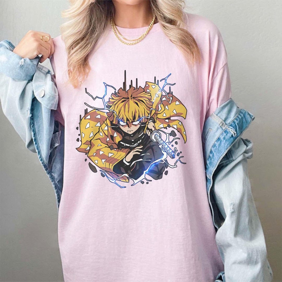Zenitsu Shirt, Lightning Breathing Shirt, Hashira Shirt, Demon Slay ...