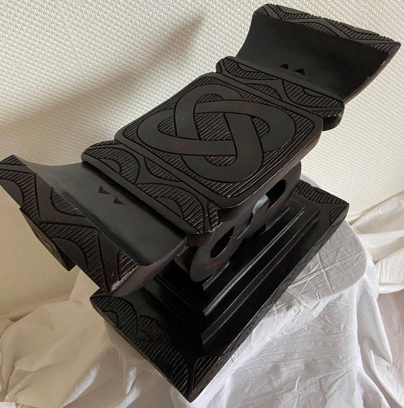 Ashanti Stool | Hand-carved African Throne | Akan Tribal Art Furniture ...