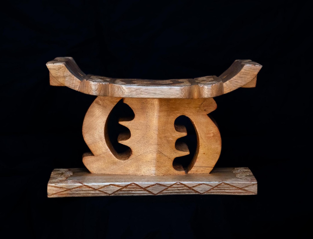 Ashanti Stool | Hand-carved African Throne | Akan Tribal Art Furniture ...