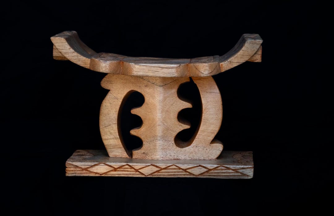 Ashanti Stool | Hand-carved African Throne | Akan Tribal Art Furniture ...