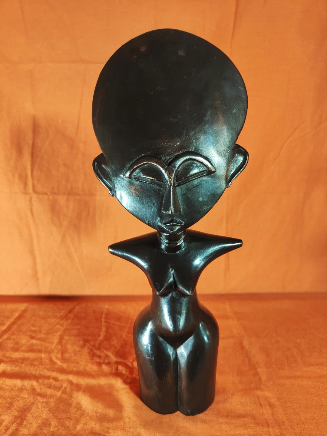 Akua-ba Wooden Statue – African Art Sculpture | Akan Spiritual ...