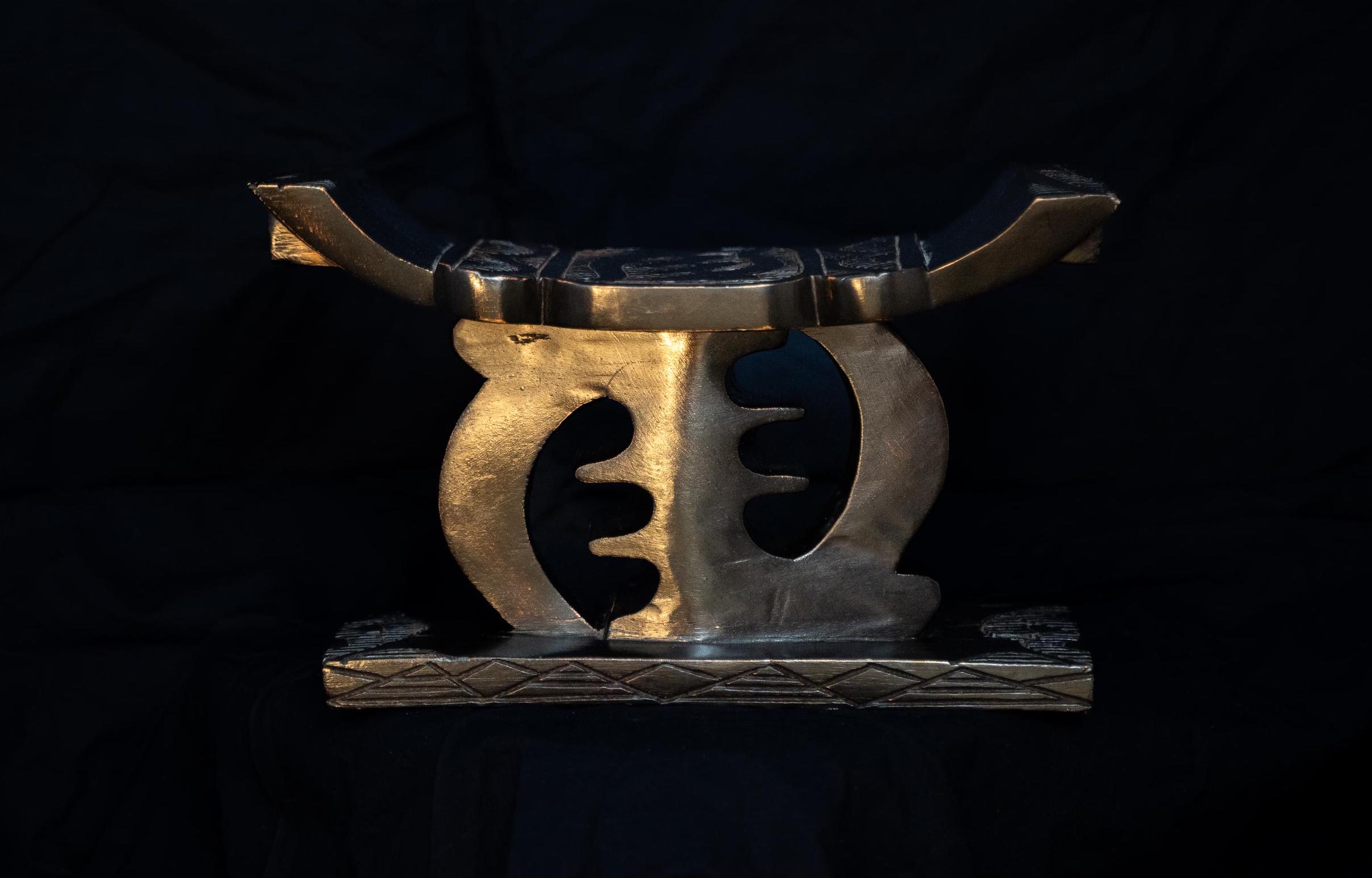 Ashanti Stool | Hand-carved African Throne | Akan Tribal Art Furniture ...