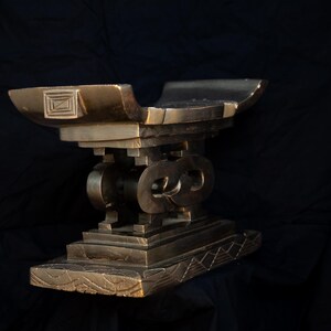 Ashanti Stool | Hand-carved African Throne | Akan Tribal Art Furniture ...