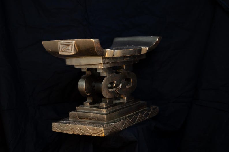 Ashanti Stool | Hand-carved African Throne | Akan Tribal Art Furniture ...