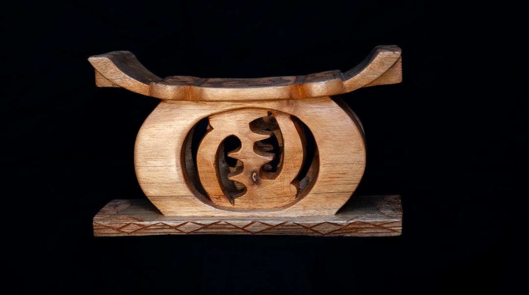 Ashanti Stool | Hand-carved African Throne | Akan Tribal Art Furniture ...