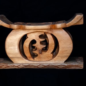 Ashanti Stool | Hand-carved African Throne | Akan Tribal Art Furniture ...