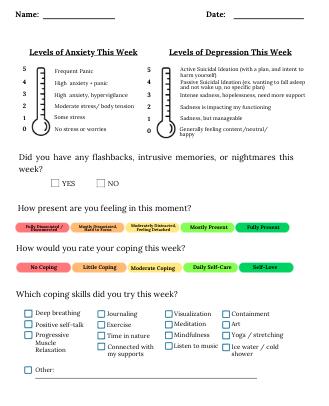 Digital Trauma-informed Therapy Check-in Template for Clients: Assess ...