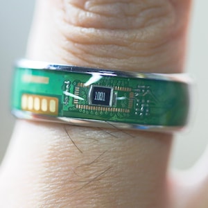 The Original Gamer's Ring -circuit Board Design,ring Men Unique，wedding ...