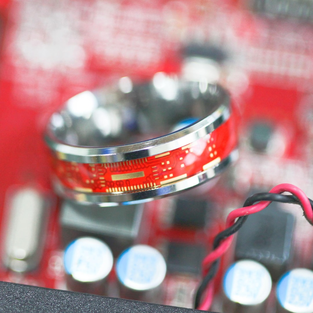 Personalized Ring,circuit Board Ring，mens Ring，wedding Ring，engagement ...