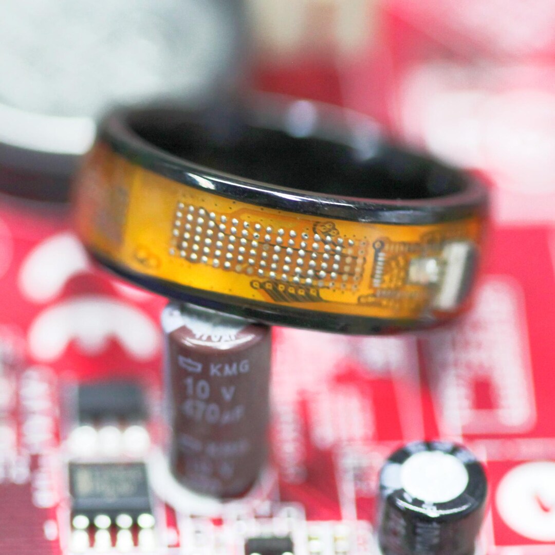 Circuit Board Wedding Band, Programmer Mens Rings,computer Science ...