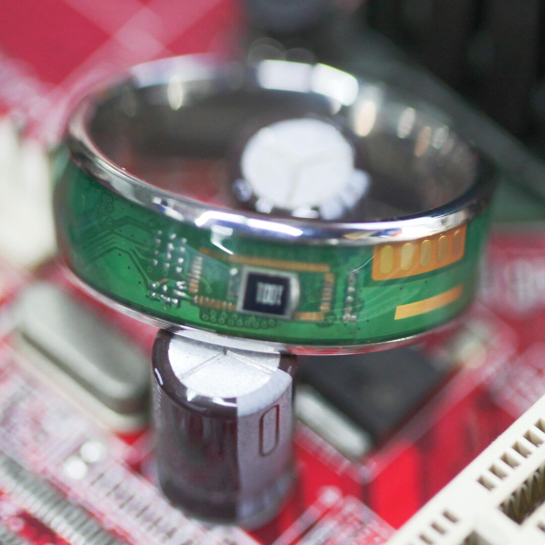 Personalized Ring,circuit Board Ringmens Ringwedding Ringengagement ...