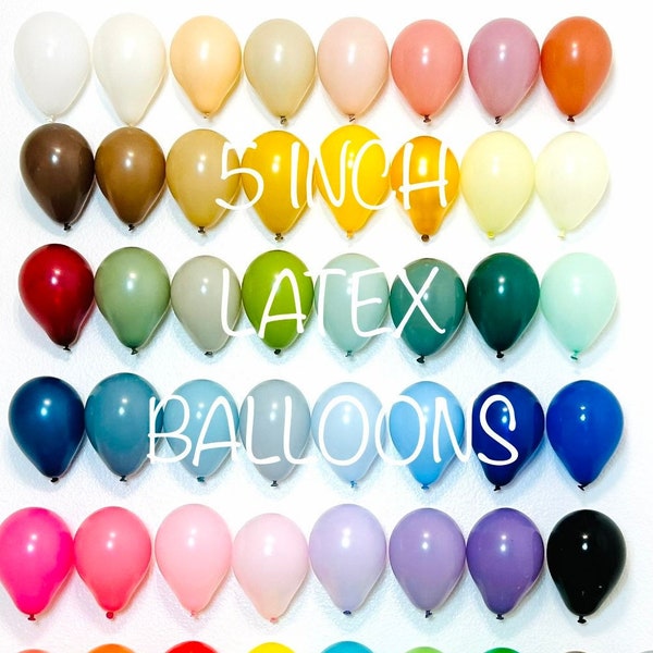 5 Inch Balloons - Etsy