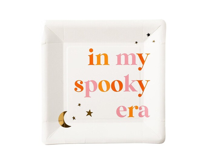 In My Spooky Era Halloween Plates for Girls Halloween Party Pink and ...