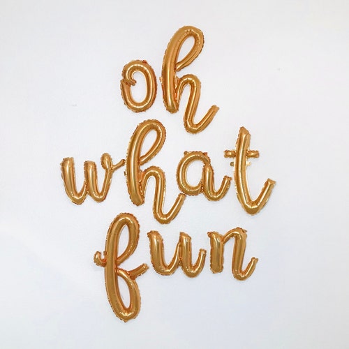 Oh What Fun Oh What Fun Banner Holiday Party Backdrop - Etsy