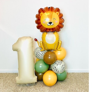 Lion Balloon Lion Balloon Tower Safari Balloon Safari Birthday Circus ...