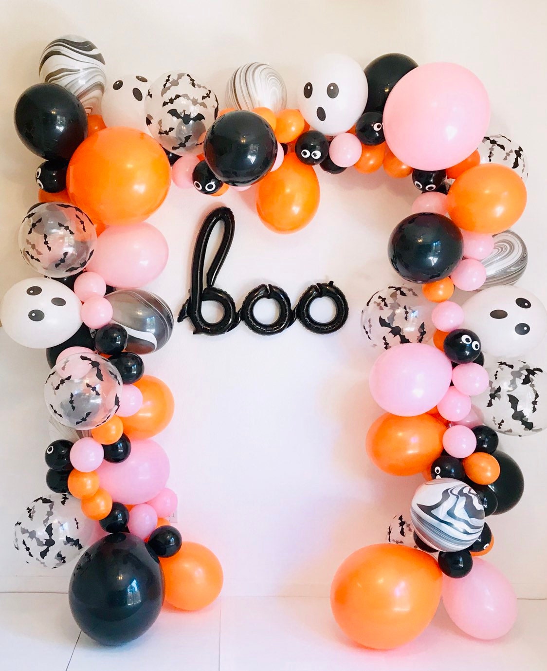 Halloween Balloon Garland Pink Halloween Pink Halloween - Etsy